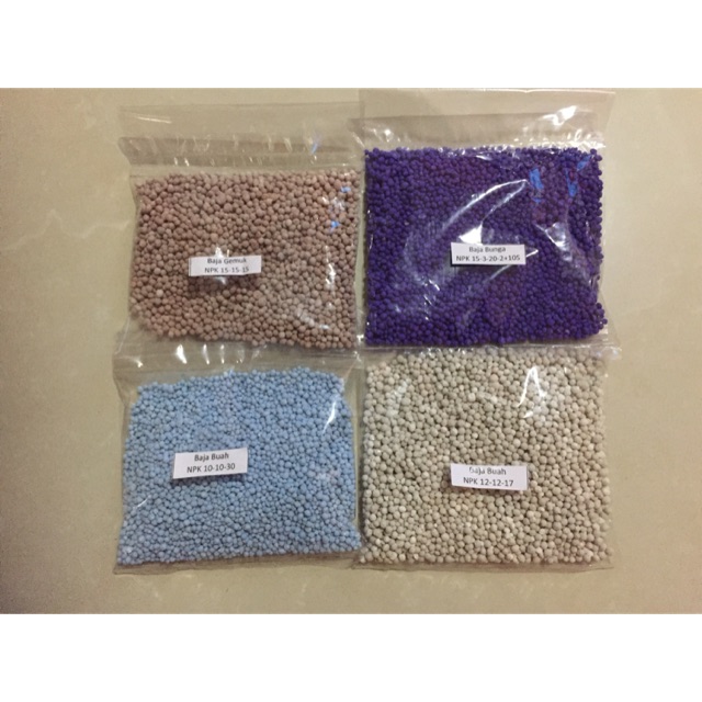 200gram Baja Buah Baja Gemuk Baja Bunga Baja NPK Nitroge Potassium ...