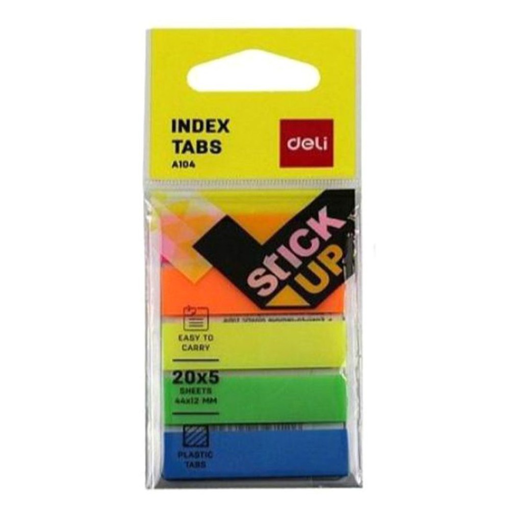 DELI A106 INDEX TABS STICK UP | Shopee Malaysia