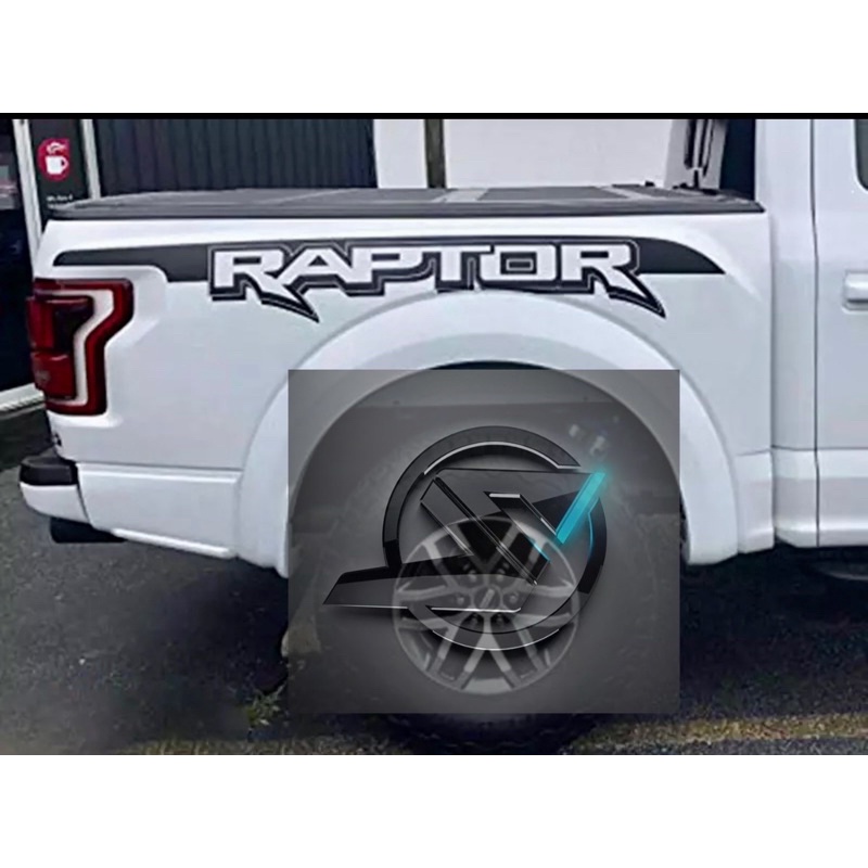 (Ready Stock) S832# Ford Raptor Car body Trunk Side Vinyl Decal Sticker ...