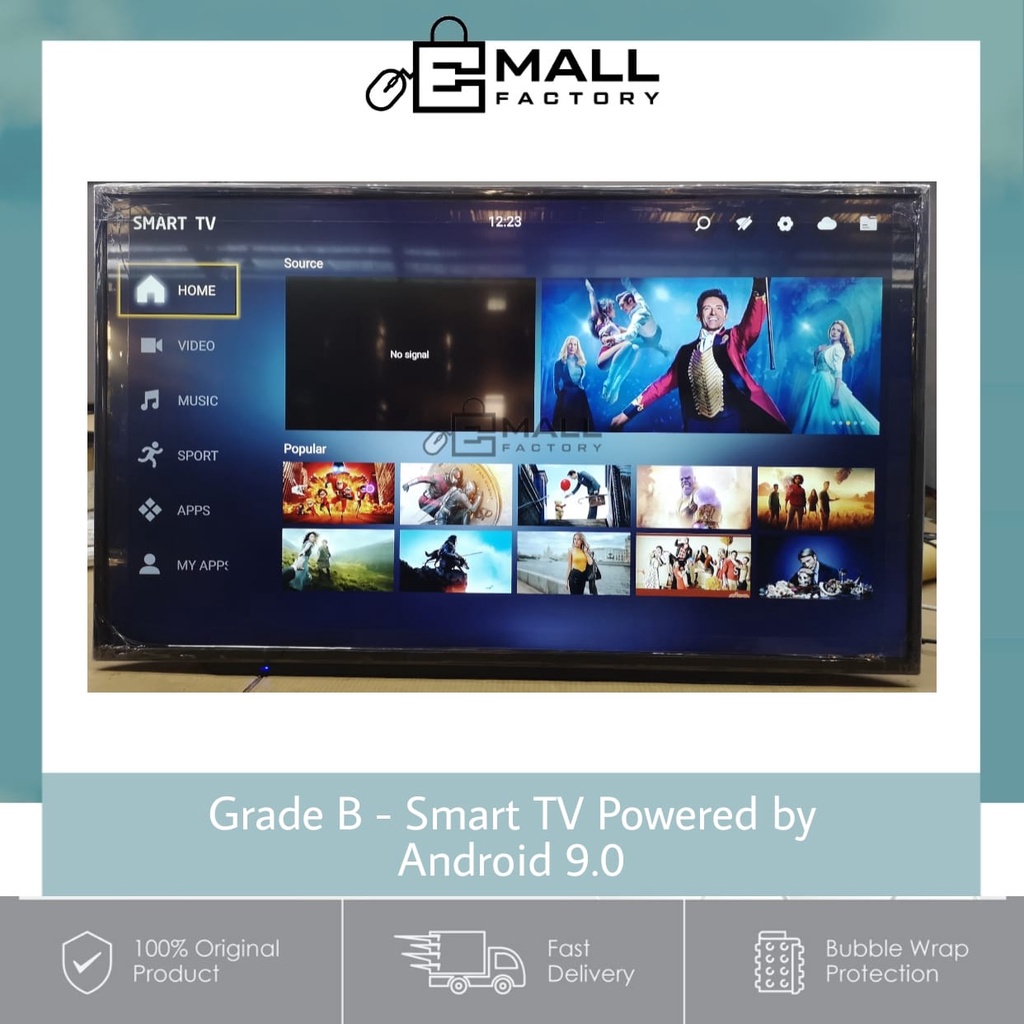 32" 40" 42" 43" 50" 55" 58" 65" Smart Led TV Powered by Android MyTV ...