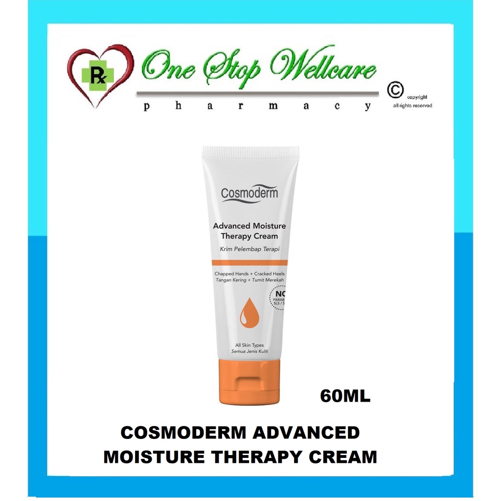 COSMODERM ADVANCED MOISTURE THERAPY CREAM 60ML (EXP: 01/2026) | Shopee ...