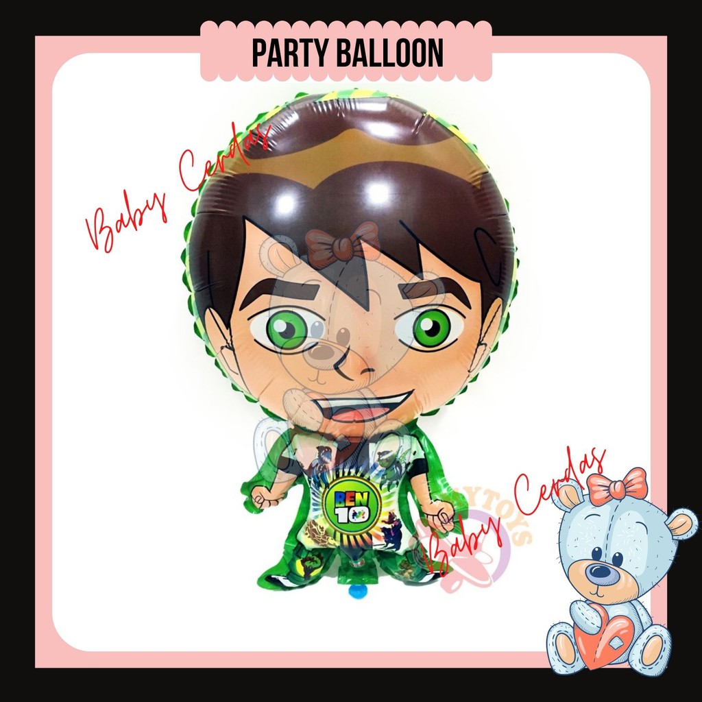 Belon Ben10 Ben 10 Balloon Party Decoration Birthday Balloons Toys for ...
