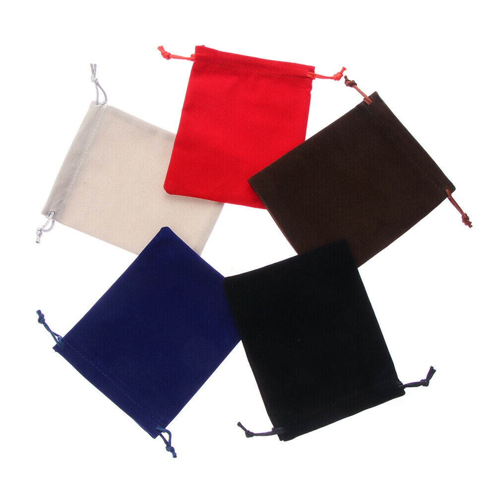 Velvet Drawstring Burlap Bag Linen Pouch Mini Jute Bag Gift Bag ...