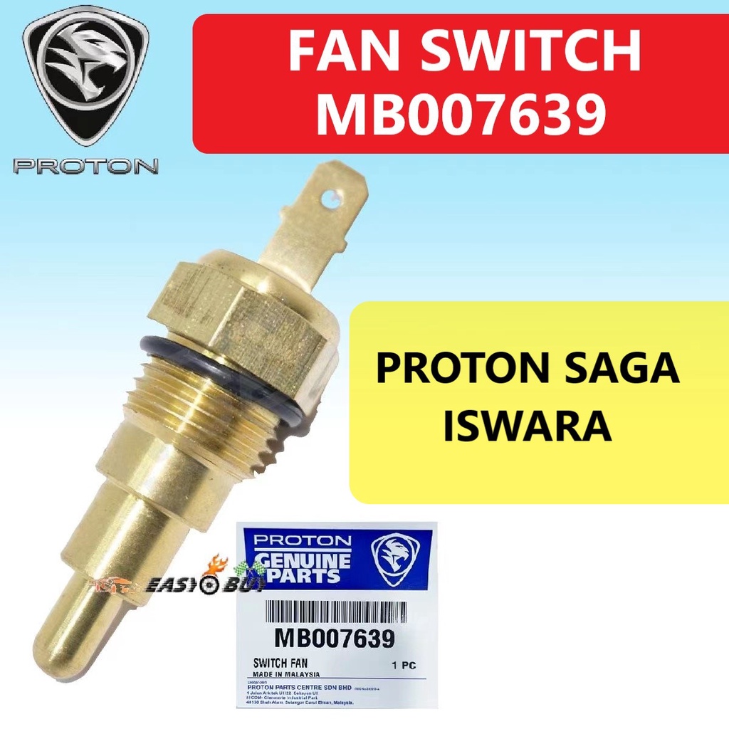 GENUINE PROTON RADIATOR FAN SWITCH - PROTON SAGA / ISWARA MB007639 ...