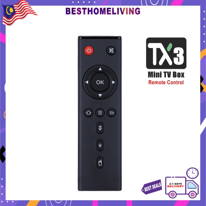 Alat Kawalan Jauh IR | IR Remote Control for TX3 mini TV Box Replace ...