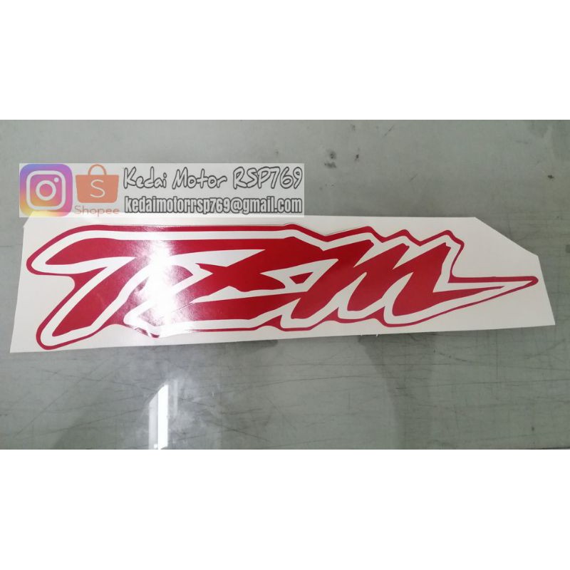 Sticker printed TZM red color | Shopee Malaysia
