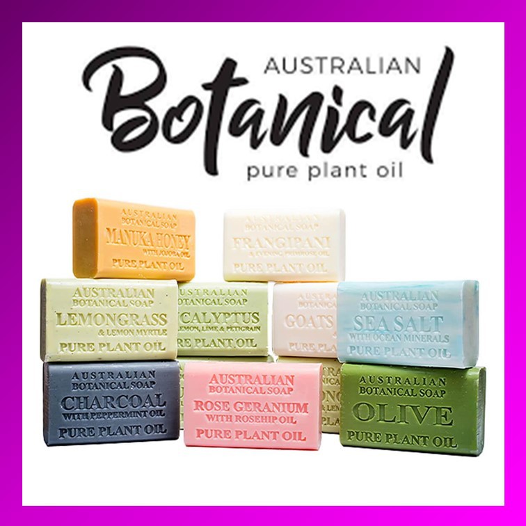 🌼PROMO🌼 Australian Botanical Bar Soap 100% Organic Plant Oil 200g Body ...