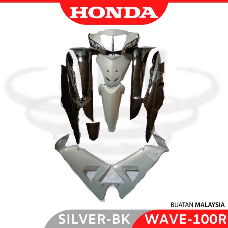 HONDA Wave100R Body Cover Set Coverset Body Kit Color Parts Wave 100 R ...