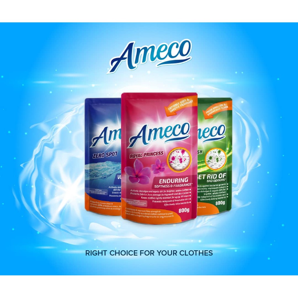 Ameco @ Amigo Laundry Detergent Version Soft Pack | Shopee Malaysia