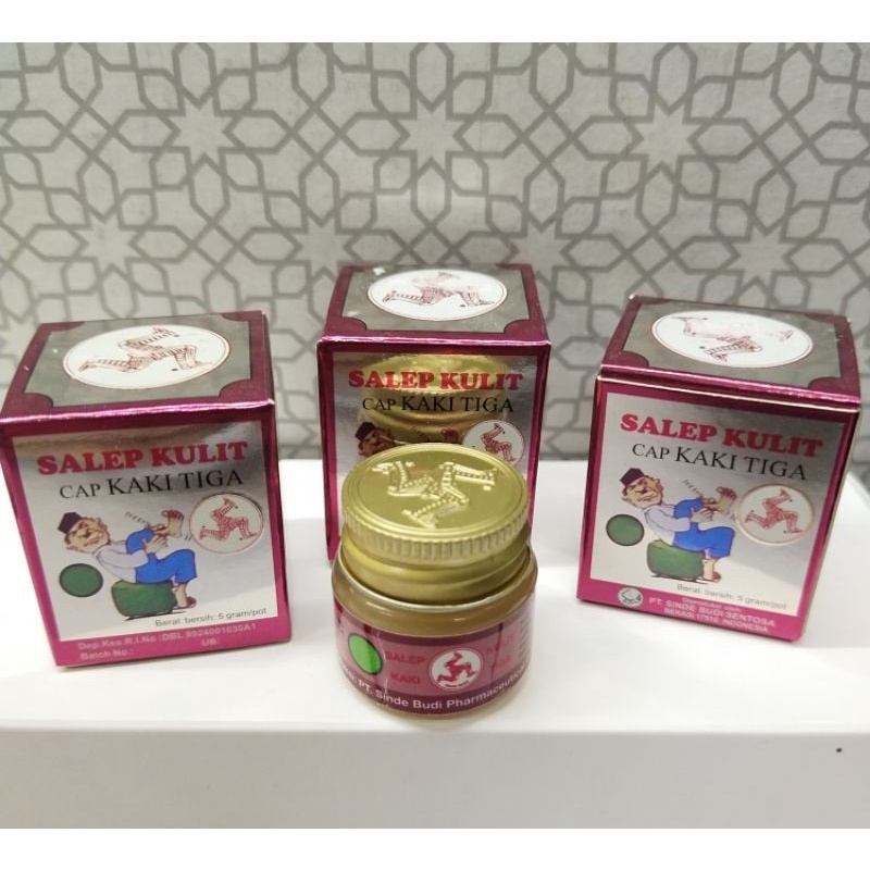SALEP KULIT CAP KAKI TIGA 5gm | Shopee Malaysia