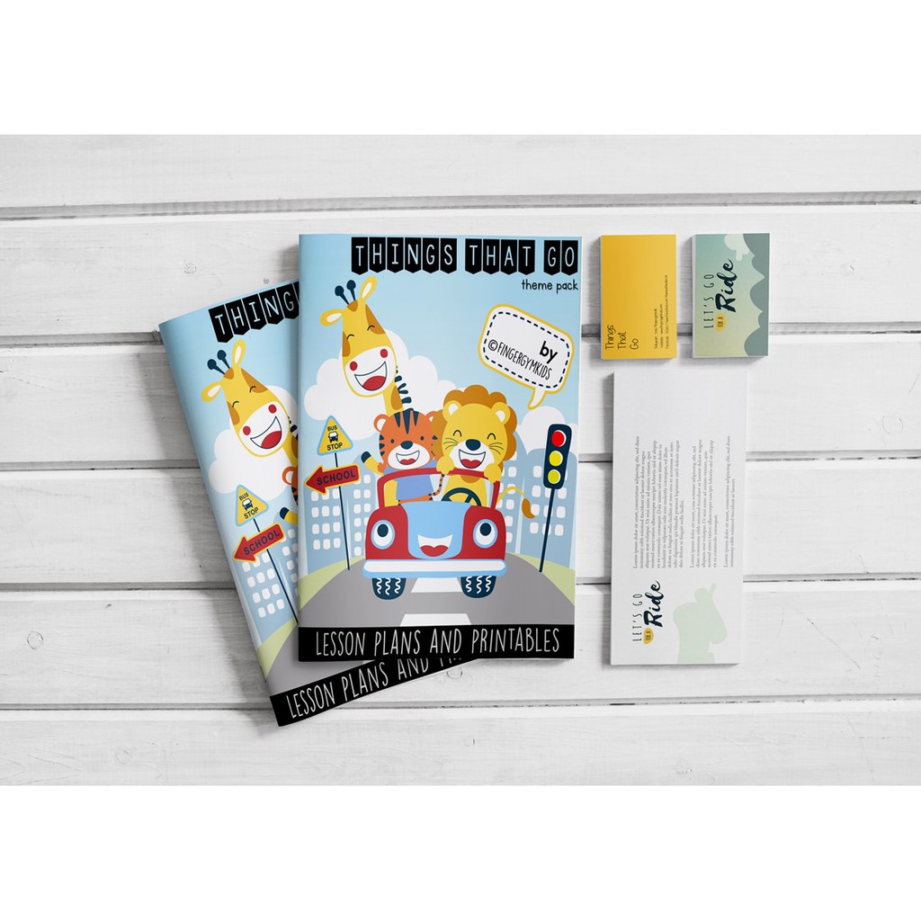 Homeschool "Things That Go" Theme Learning Pack For Kindergarten and ...