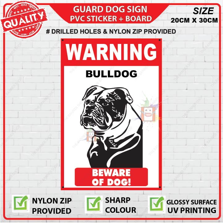 Dog Signage, Beware Of Dog Signage, Dogs Signage | Shopee Malaysia