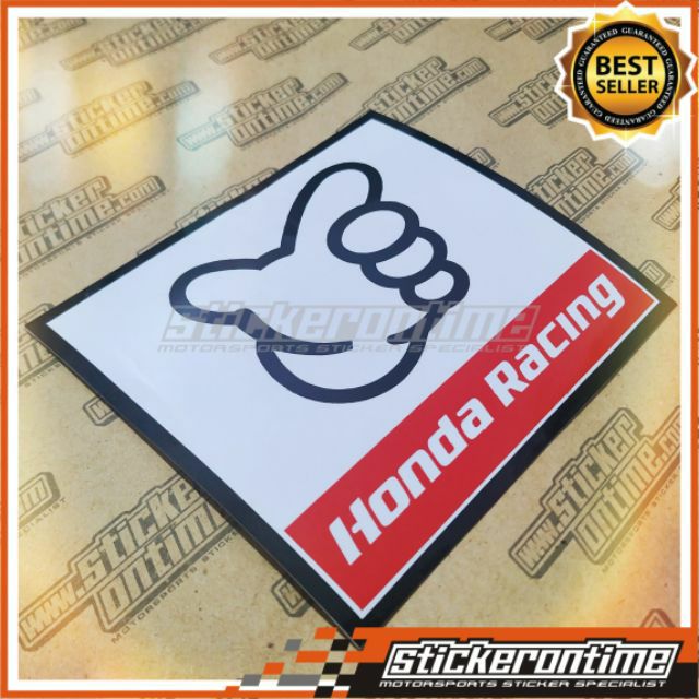 Sticker Honda Racing ek eg ef crz brv jazz fit civic accord vtec ivtec ...