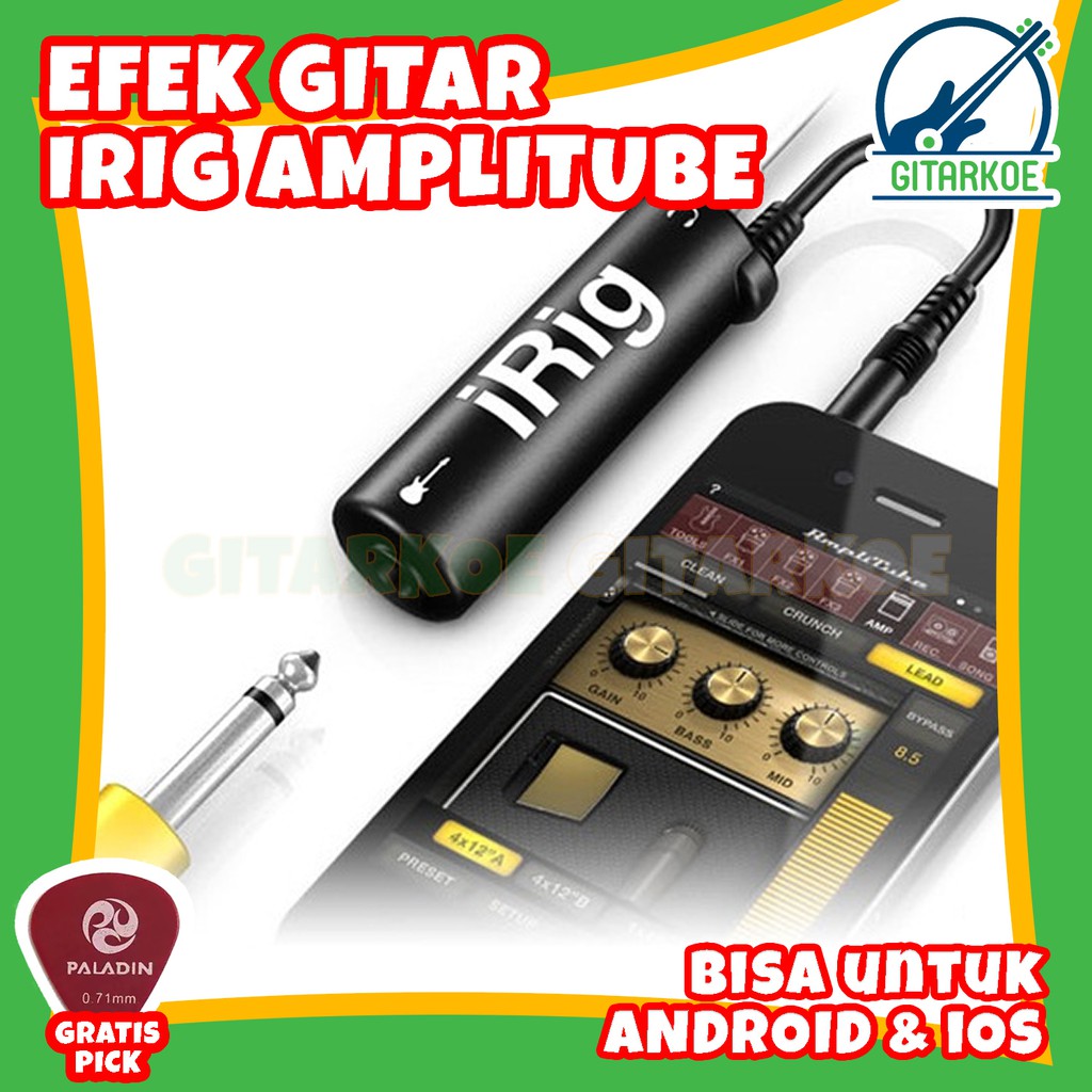 Irig Guitar AmpliTube Interface Guitar iOS iPhone iPad | Shopee Malaysia