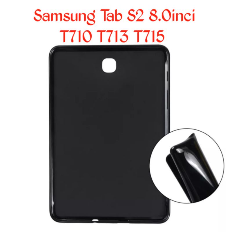 Silicone Case Samsung Galaxy Tab S2 8.0inch T710 T715 SM-T715, SM-T710, SM-T719N, SM-T719, SM ...