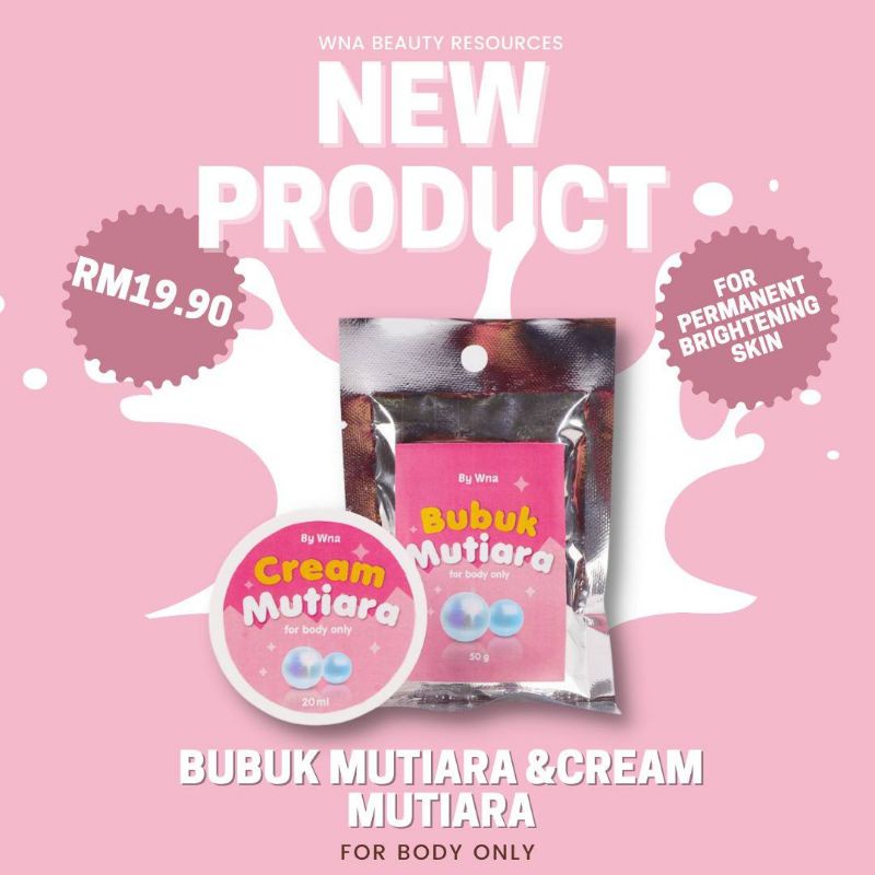 [ READYSTOK ] BUBUK MUTIARA & CREAM MUTIARA BY WNA VIRAL | Shopee Malaysia