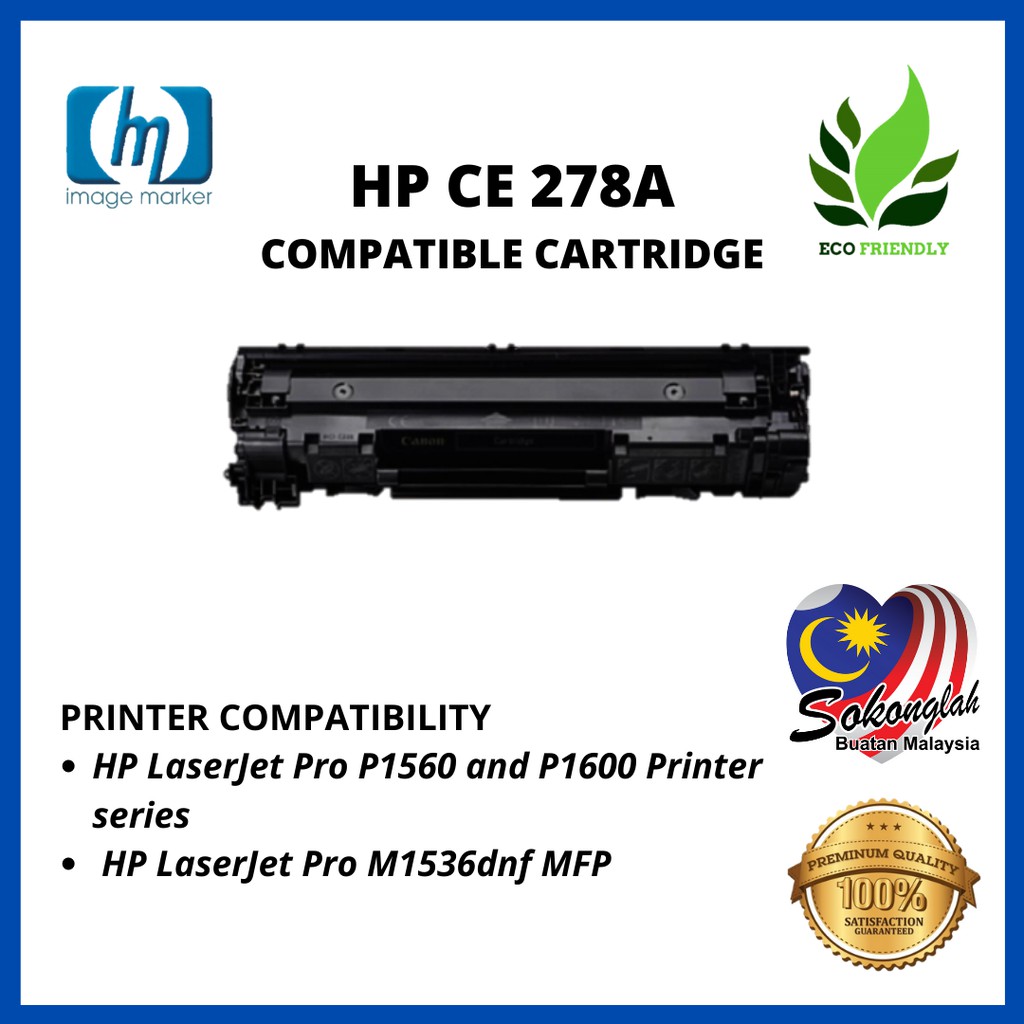 🔥READY STOCK🔥COMPATIBLE TONER HP CE278A 278A 78A FOR HP LaserJet Pro ...