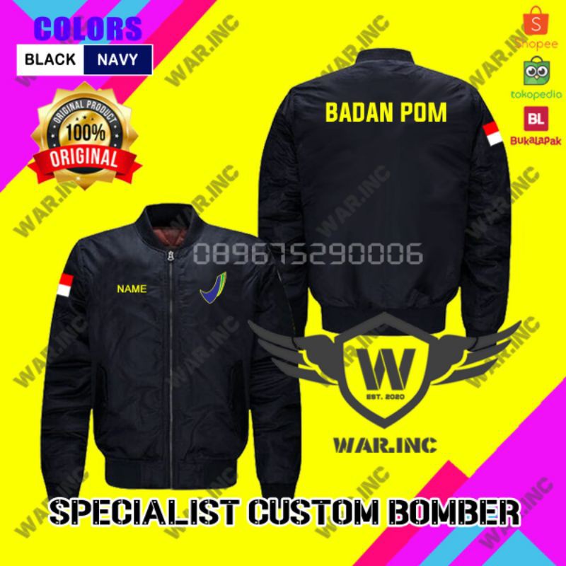Pom Body Bomber Jacket (Screen) | Shopee Malaysia