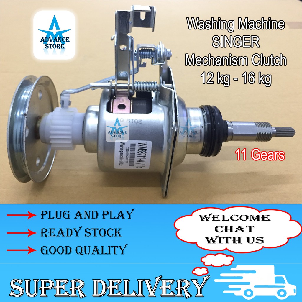 SINGER WT5513D Washing Machine 11 Gears Mechanism Clutch 12kg - 16kg ...