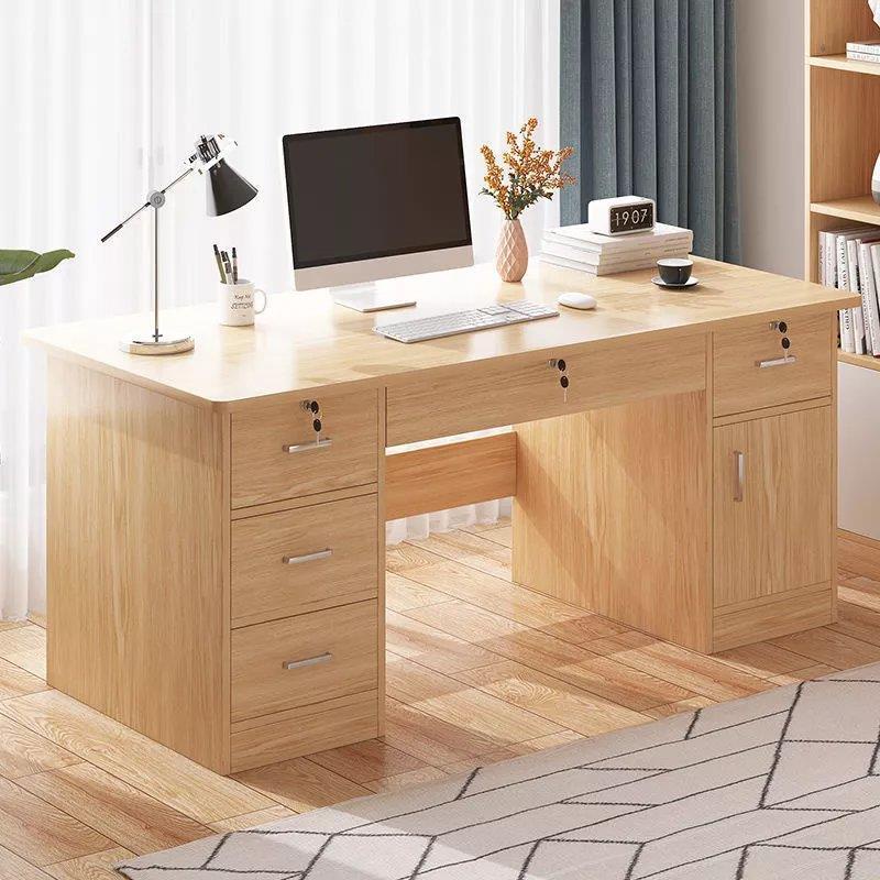 ⊙Office desk office simple modern home desk student bedroom all-in-one ...
