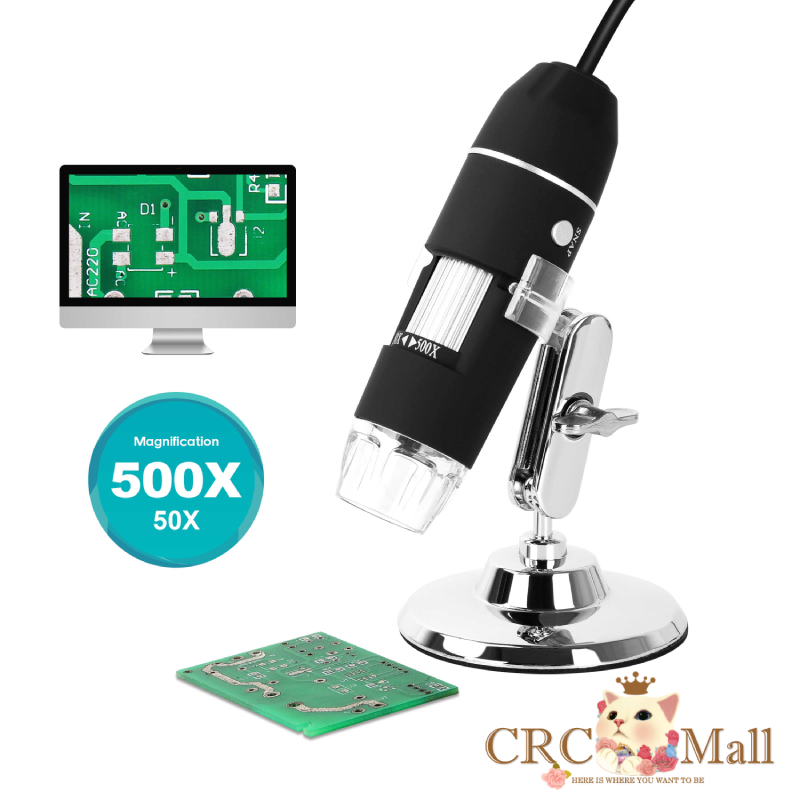 Microscope 500X zoom USB Magnifier camera Endoscope LED | Shopee Malaysia