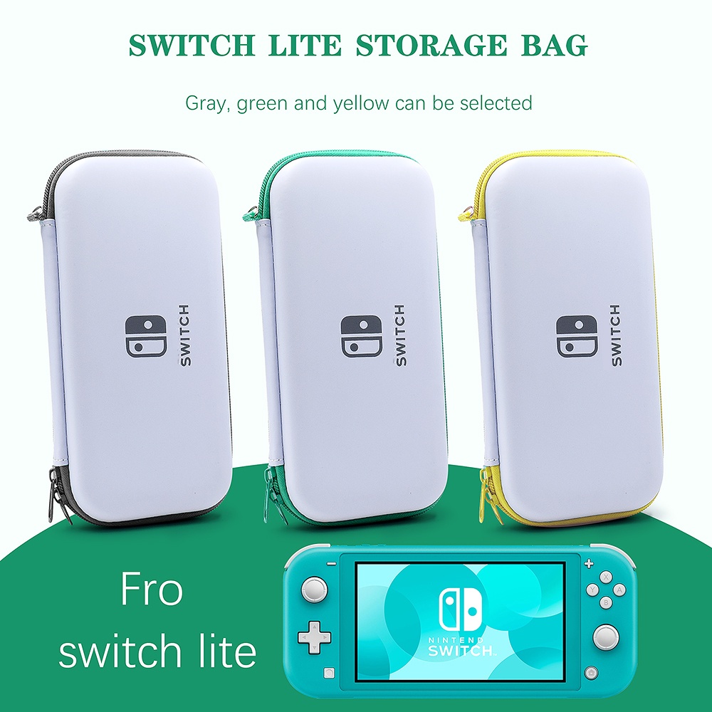 VGTIME Nintendo Switch Lite Bag Storage Carry Bag Console Mini Hand Strap Box Case With Card ...