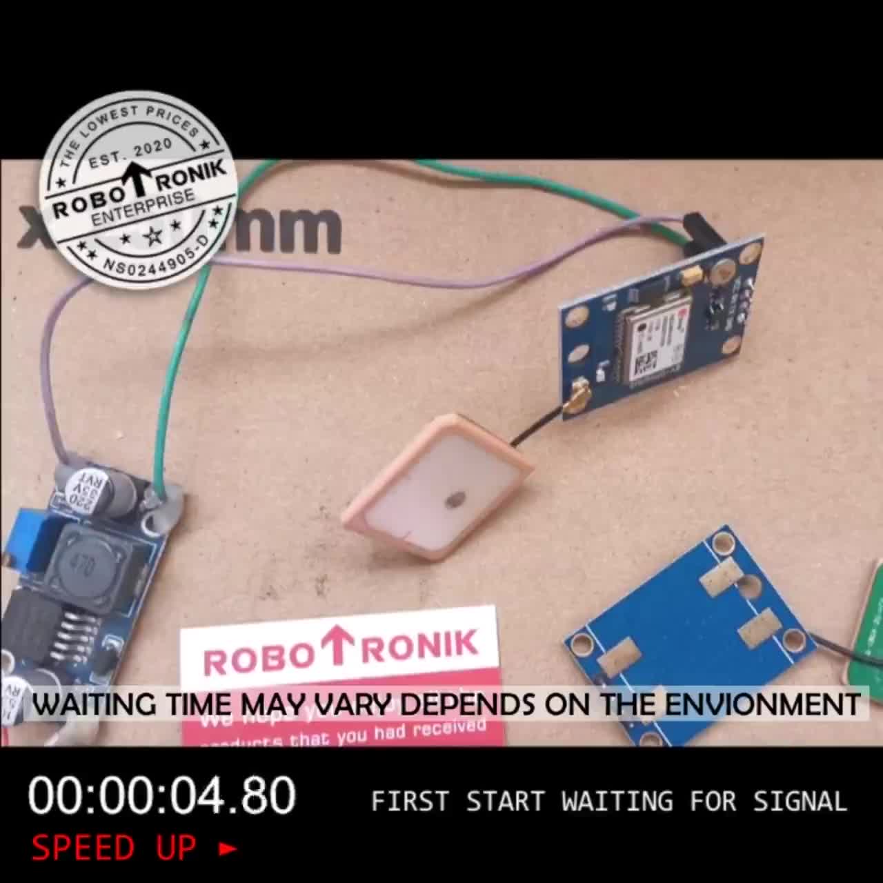 GPS Module NEO 6M Receiver w/ Ceramic Antenna, Track Location Time ...