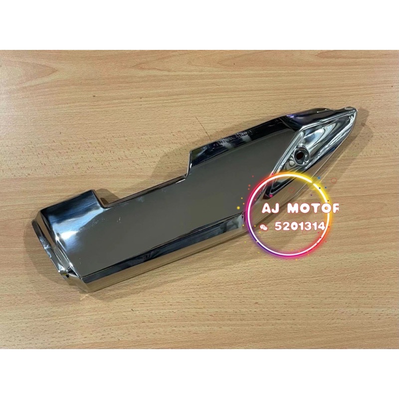 RSX150 WINNER X EXHAUST END CAP SIDE COVER CARBON TITANIUM BLACK HONDA ...