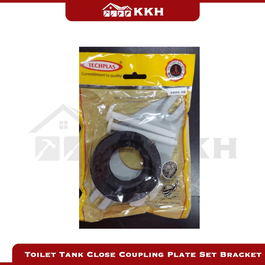 [Ready Stock] Techplas Toilet Tank Close Coupling Plate Set Bracket ...