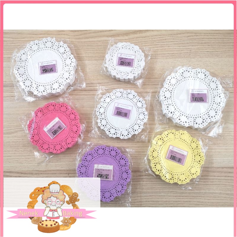 Doyleys Paper / Dolly Paper / Doily Paper / kertas dolly - 3.5" / 4 ...