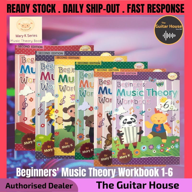Beginners' Music Theory Workbooks 1-6 by Mary K | Shopee Malaysia
