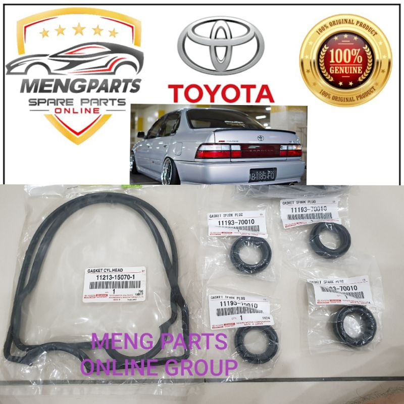 ORIGINAL TOYOTA COROLLA AE101 1.6,AE111 1.64AFE VALVE COVER GASKET ...