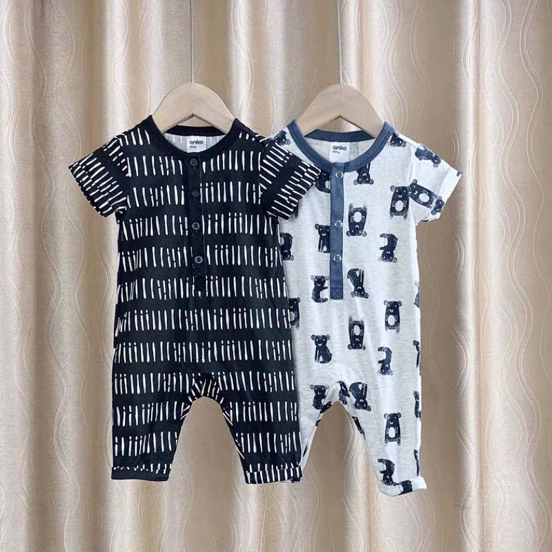 JUMPSUIT JUMPER BUTTON BABY JUMPSUIT ANKO | Shopee Malaysia