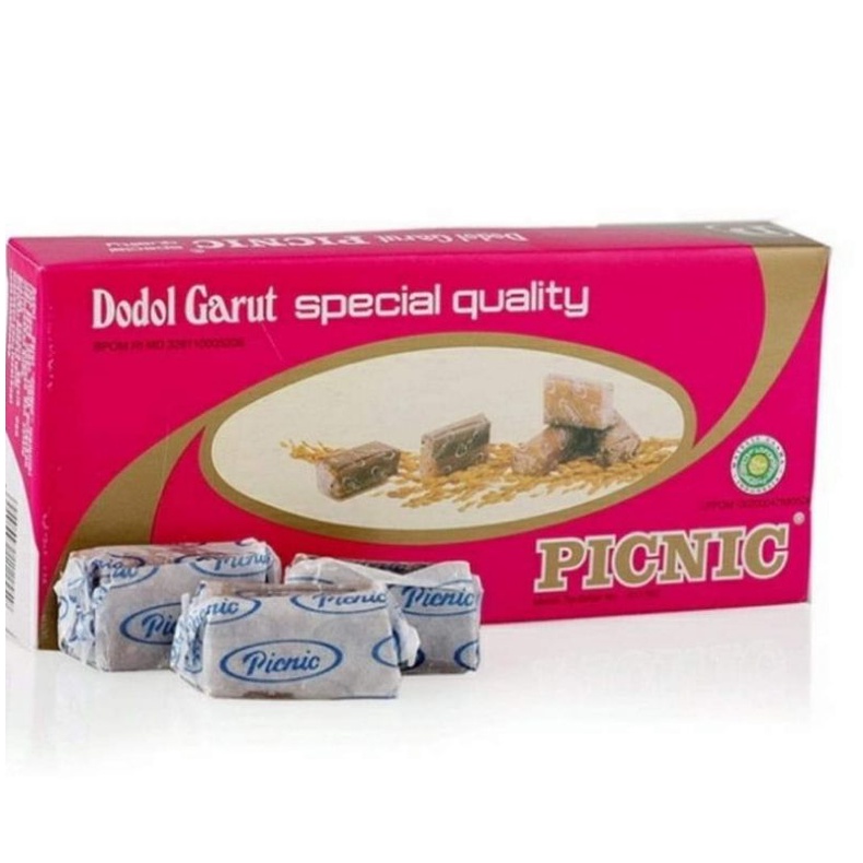 【Ready Stock】Picnic Dodol Garut 250g 500g Import Dari Indonesia Vanilla Coklat Wijen Warna Galut ...