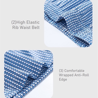 GILDAN x UOKIN Comfort Breathable Boxer Underwear Men Brief Trunk Front ...