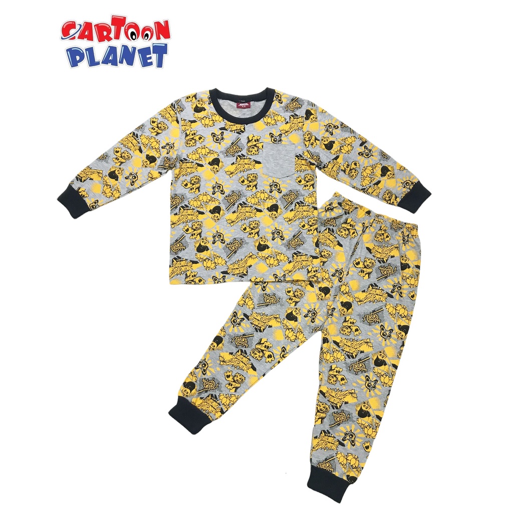 Kung Fu Panda Children Long Sleeve Pyjamas PJD074 | Shopee Malaysia