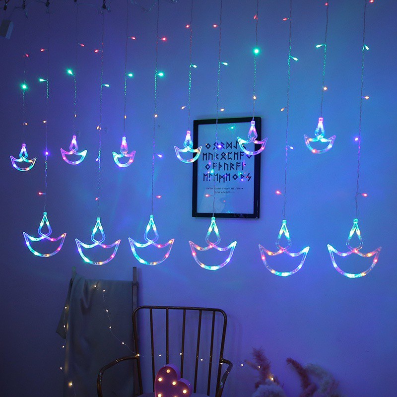 Deepavali Light Lamp LED Curtain Lamp Diwali Fairy String Light LED ...