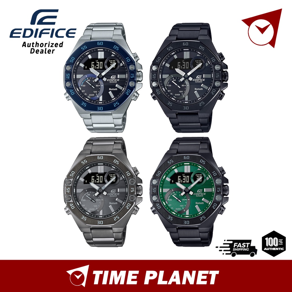 [Official Warranty] Casio Edifice Bluetooth Series Men Watch ECB-10DB-1B/ECB-10DC-1A/ECB-10DC-1B ...
