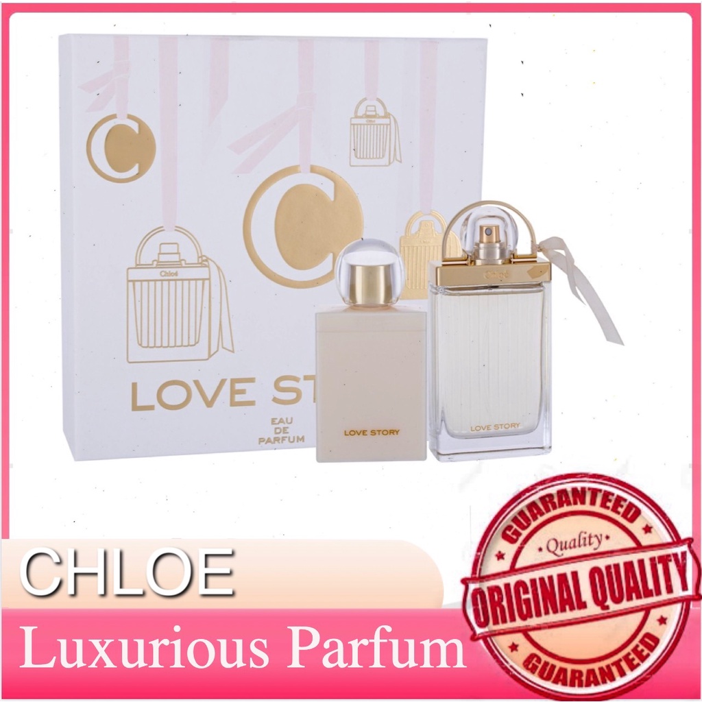 ORIGINAL Chloe Love Story By Chloe EDP 75ML Gift Set Perfume | Shopee Malaysia