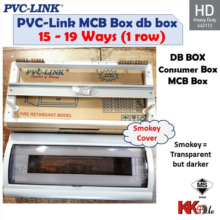 (New Stock NOV 2023,HEAVY DUTY) PVC LINK 15-19 Ways electrical box 15 ...