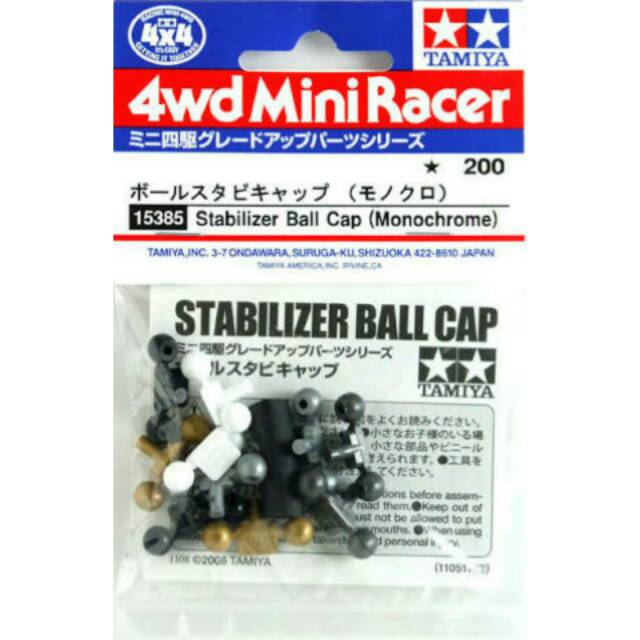 15385 TAMIYA MINI 4WD Stabilizer Ball Cap (Monochrome) | Shopee Malaysia