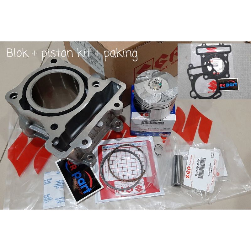 Original gsx 150 satria Fu Fi Raider Fi 150 piston block | Shopee Malaysia