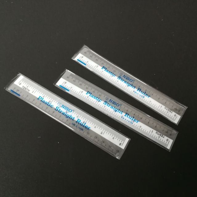 Pembaris Plastik 6 Inci (3 pcs/pk) – Ringan & Sesuai untuk Pelajar | 6 ...