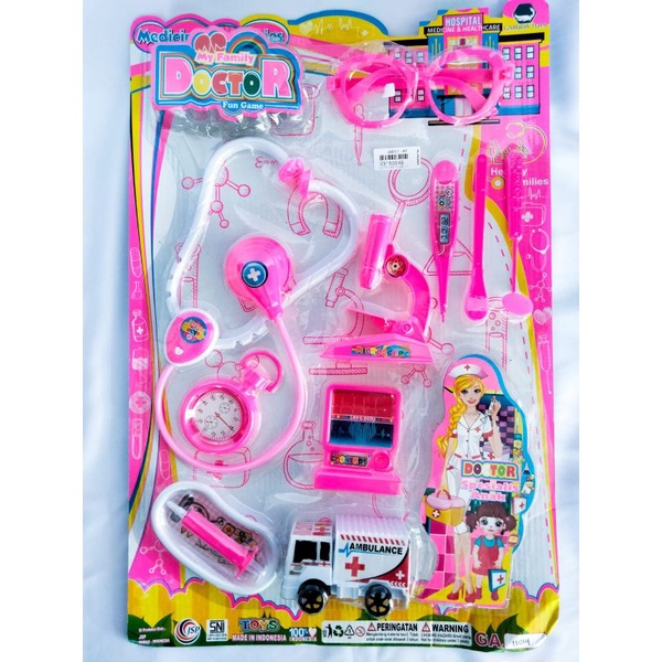 Doctor toys SNI Doctor toys kids Doctor Sets Girls Boys Educational ...