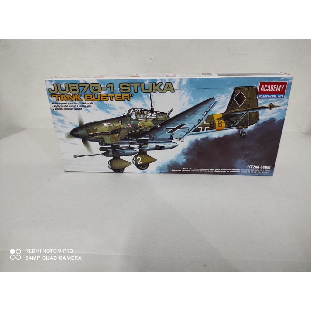 Assembled Toys ACADEMY 1/72 JU-87G STUKA 12450 | Shopee Malaysia