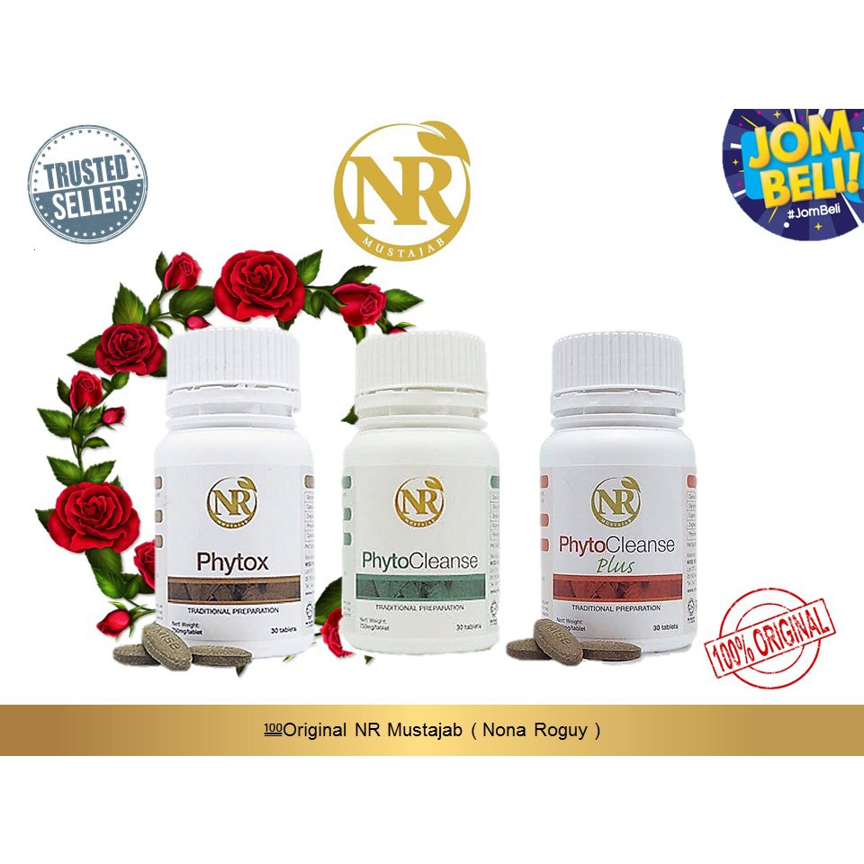 100% Original NR Mustajab ( Nona Roguy ) Phyto / Phyto Cleanse / Phyto ...