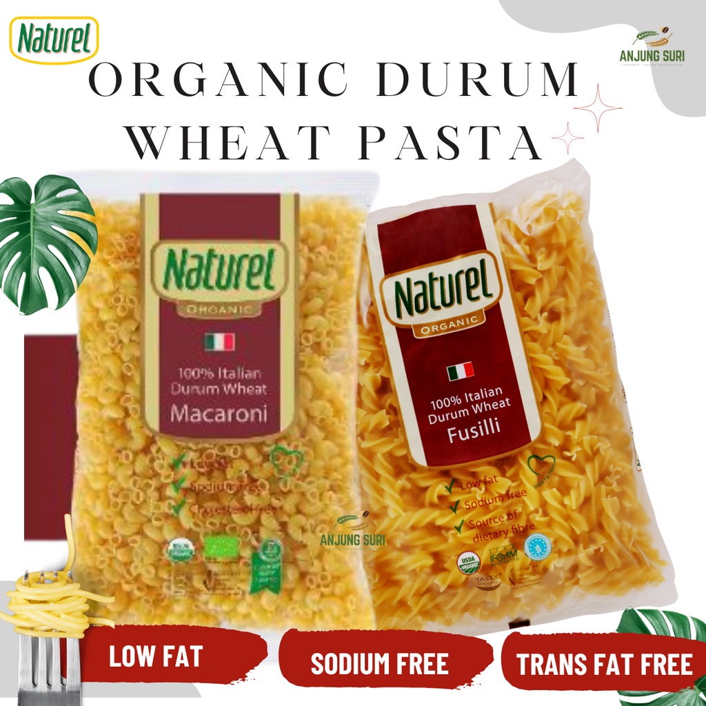 Naturel Organic Pasta Penne Spaghetti Macaroni Angle Hair Fusilli ...