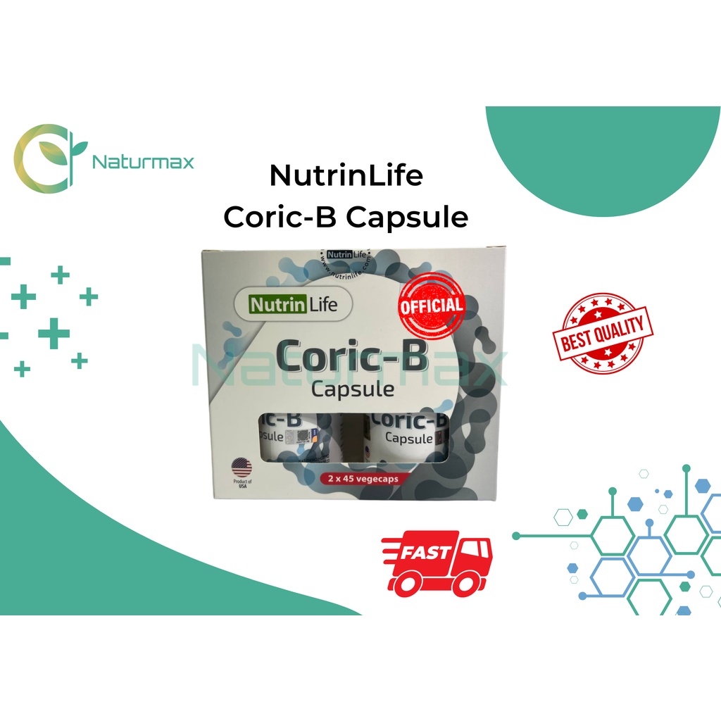 NutrinLife Coric-B Capsule (2 x 45's) | Shopee Malaysia