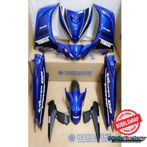 YAMAHA LC V6 COVER SET BODY COVERSET EXCITER GP BLUE #READY STOCK ...