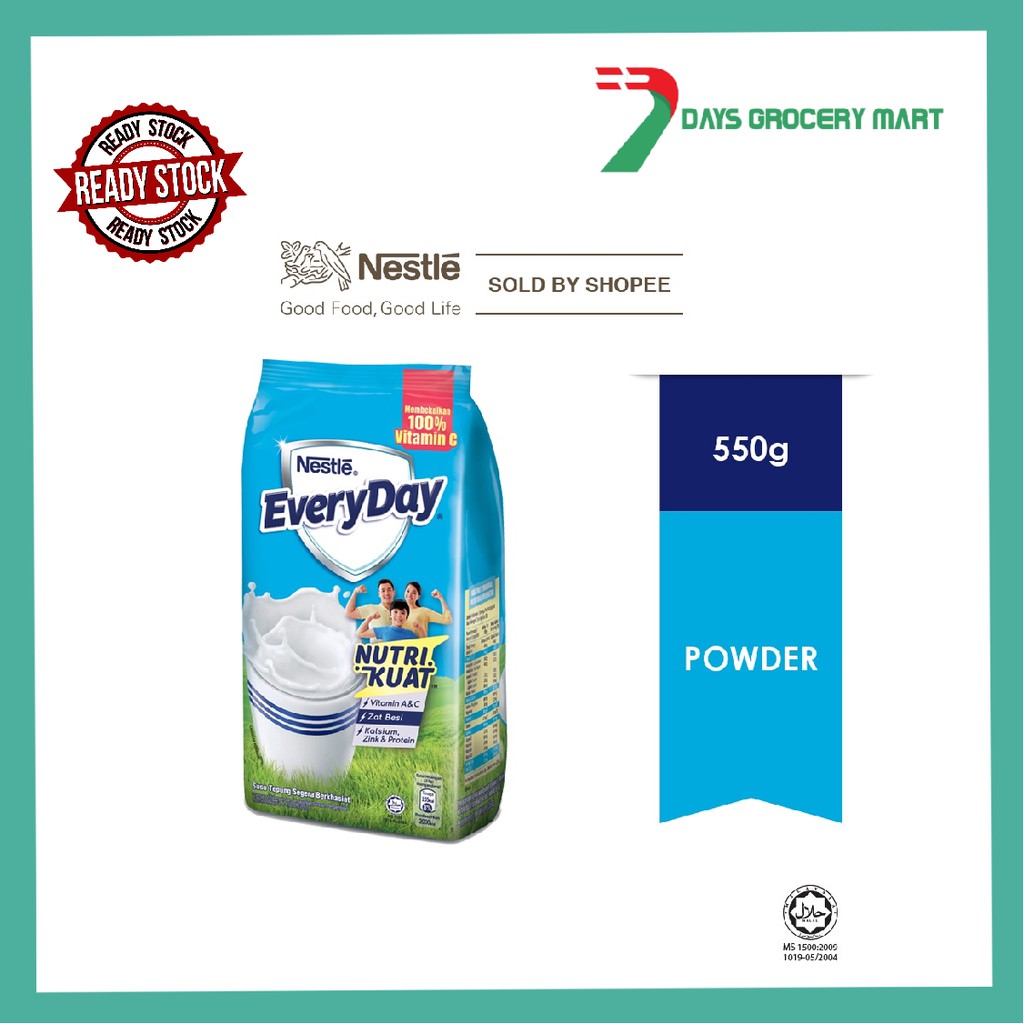 7DAYS: Nestle Everyday Milk Powder (550g)/ Everyday 550g / Susu ...